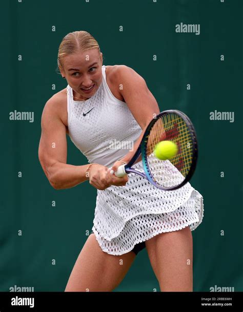 Anastasia Potapova In Action Against Mirra Andreeva Not Pictured On