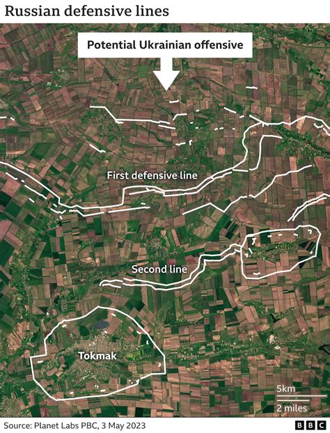 Ukraine War Satellite Images Reveal Russian Defences Before Major Assault