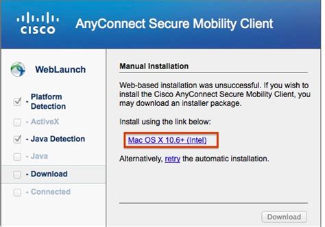 Cisco Anyconnect Mobility Client Failed Safari Immovica