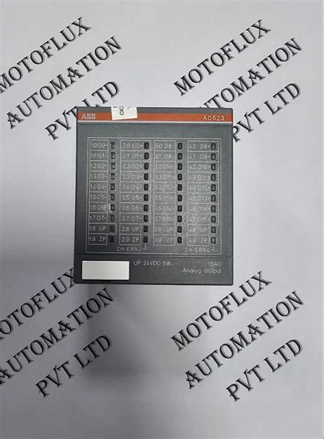Long Description Ao523 S500 Analog Output Module 8 Ao U I 8 Ao U