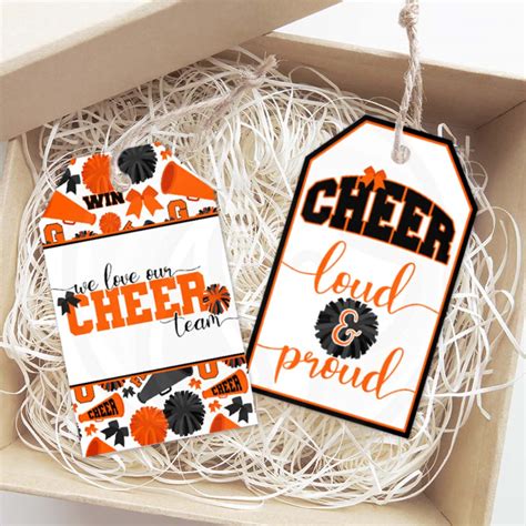 Printable Cheerleading T Tags Your Paper Stash