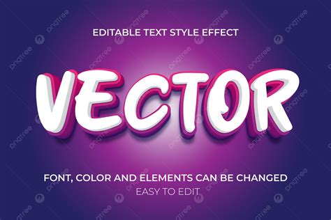 All Editable Text Style Effect Vector Template Download On Pngtree