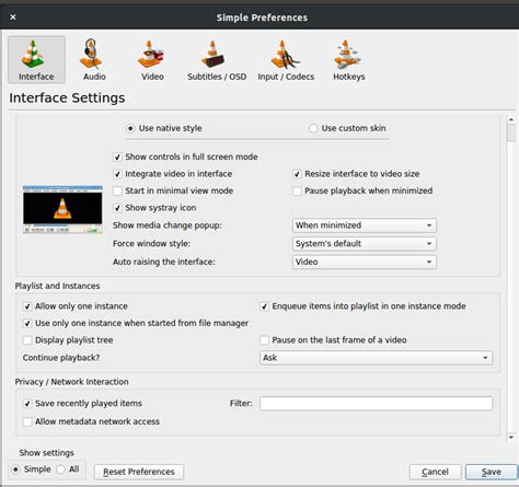 Macos How To Display The Vlc Playlist And The Main Window