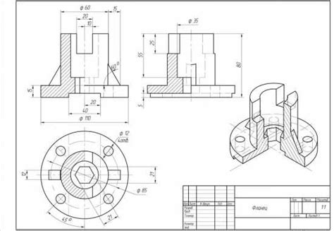 Инженерная графика Youdraft Ru Скачать бесплатные чертежи 3d модели работы по инженерной