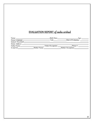Stuttering Cases Forms Practical PDF