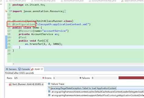 Junit单元测试报错解决之javalangillegalstateexception Failed To Load