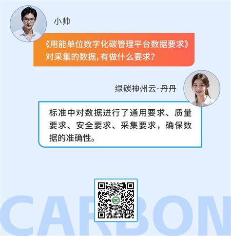 绿碳神州云丨用能单位数字化碳管理平台 数据要求四项标准技术问答第一期