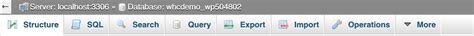how to manage databases with phpmyadmin knowledgebase whc ca