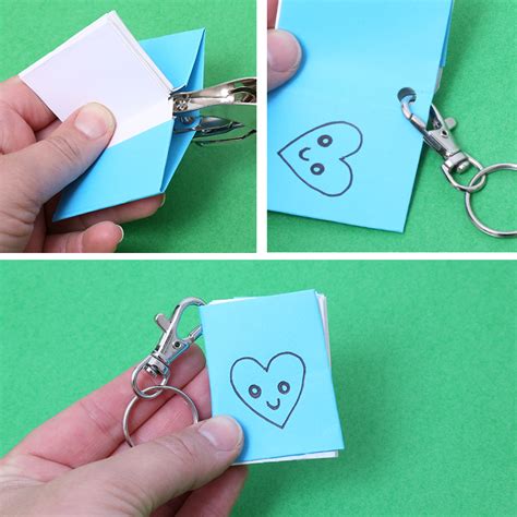 Mini Notebook Keyring CleverPatch CleverPatch Art Craft Supplies