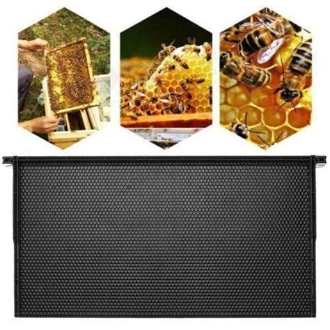 Generic Plastic Comb Foundation Comb Beehive Frames Honey Bee