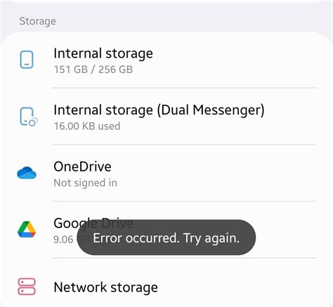 Need Assistance Error Connecting Microsoft Onedrive To Samsung Gallery Samsung Community