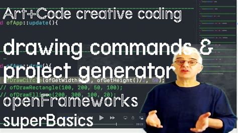 Using Project Generator And Drawing Cmds Tutorial Openframeworks Superbasics E02 Youtube