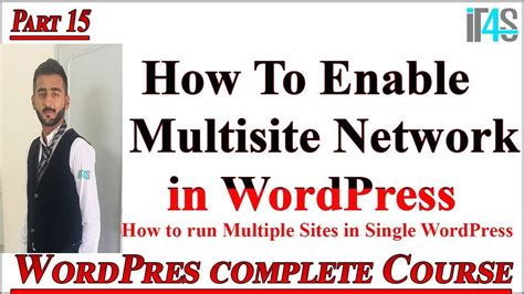 Wordpress Tutorial Complete Course Part 15 How To Enable Multisites
