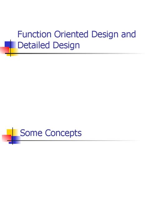 Function Oriented Design And Detailed Design Pdf Modularity