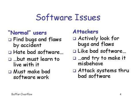 Software And Security Buffer Overflow 1 Why Software