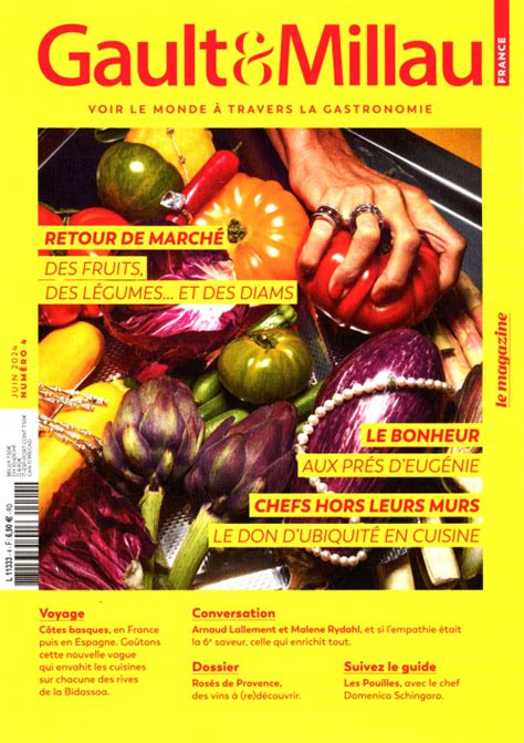 Subscription Gault And Millau Magazine Uni Presse