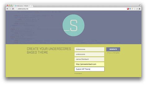 Wordpress Theme Development Getting Started With Underscores S