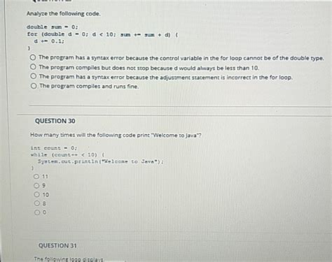 Solved QUESTION 21 What Is The Output From Chegg Com
