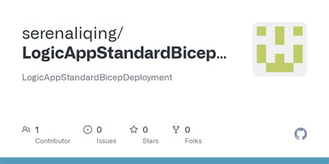 Github Serenaliqinglogicappstandardbicepdeployment