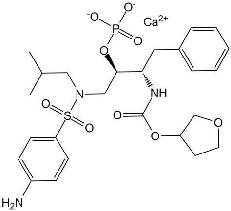 Apexbio Fosamprenavir Calcium Salt Prodrug Of Antiretroviral Protease Inhibitor Amprenavir Cas