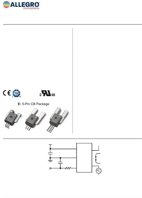 Acs758 Datasheet By Allegro Microsystems Digi Key Electronics