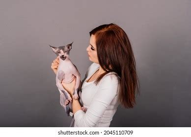 Naked Woman Cat Images Stock Photos Vectors Shutterstock