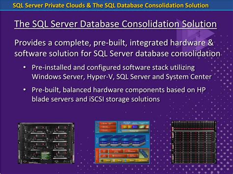 Ppt The Sql Server Database Consolidation Appliance Reference Architecture Powerpoint