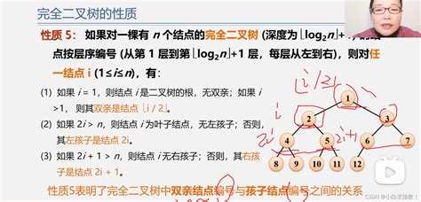二叉树的性质与存储C C 严蔚敏版 完全二叉树存储程序 CSDN博客