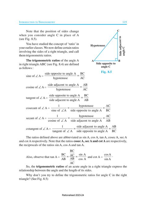 Solution Introduction To Trigonometry Trigonometric Table