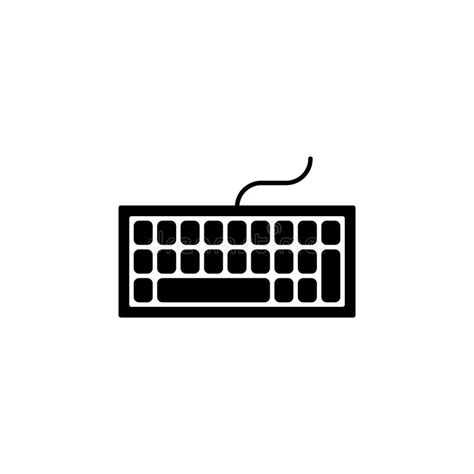 Computer Keyboard Typing Pictogram Stock Illustrations 188 Computer