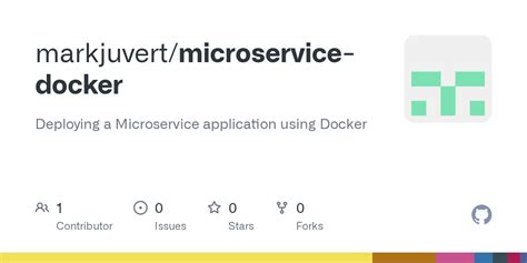 Github Markjuvertmicroservice Docker Deploying A Microservice