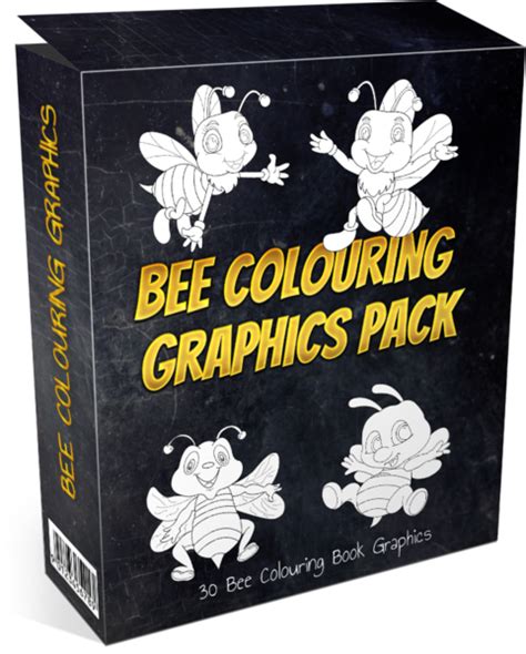 Wordy Wednesday Book Review Bee Coloring Graphics Pack Maciji