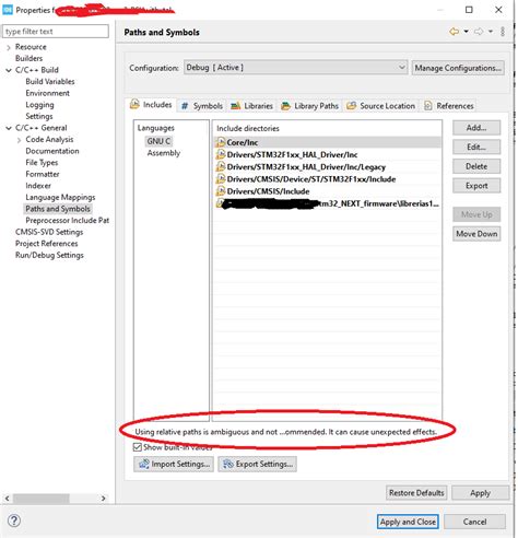How To Generate Elf File With Relative Paths Stmicroelectronics Community
