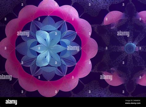 Fractal Geometric Shape With Detailed Structure An Illustration Of The