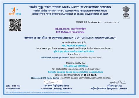 Akshay Kumar A On Linkedin Iirs Remotesensing Isro Dataanalytics