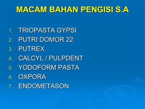 4 Pengisian Saluran Akar Llllllllllllllll Ppt