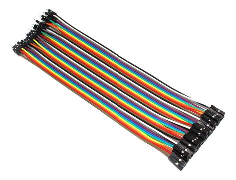 40 Cabos Jumper 20cm Macho X Fêmea Para Arduino Protoboard Mercado Livre