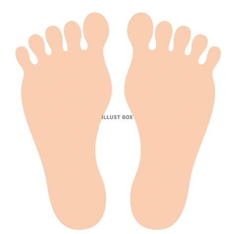 無料イラスト 人間の身体★足の裏★足あと★足形イラスト