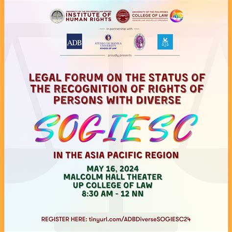 Legal Forum On The Status Of Recognition Of The Rights Of Persons With Diverse Sexual