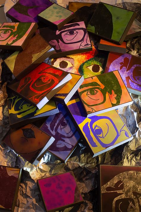 Self Portrait In Fragments In The Midst Of Naked Faces