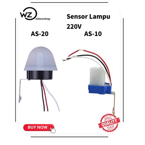 Jual Saklar Sensor Lampu Jalan Otomatis Saklar Pengontrol Cahaya As 10