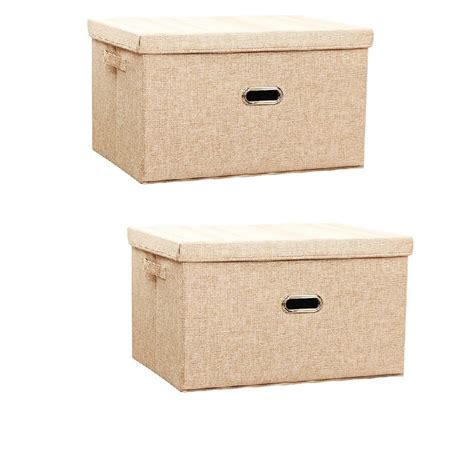 Fsb 003folding Storage Box With Lid Set Of 2 Shop Today Get It