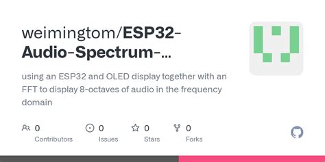 github weimingtom esp32 audio spectrum waveform display using an