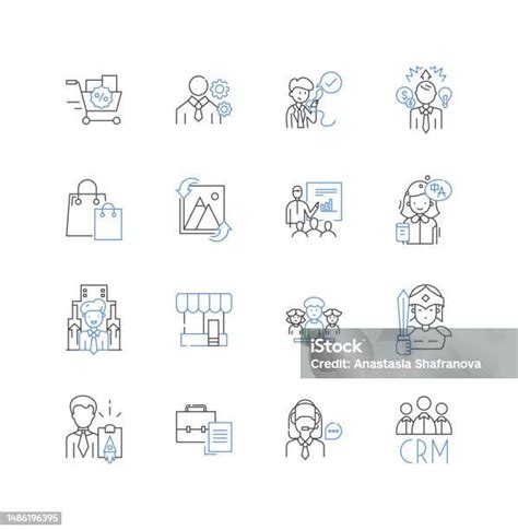 진로 상담 라인 아이콘 모음입니다 지도 코칭 평가 방향 계획 멘토링 발전 벡터 및 선형 일러스트레이션 Nerking 구직 이력서 개요 표지판 세트 개발에 대한 스톡 벡터