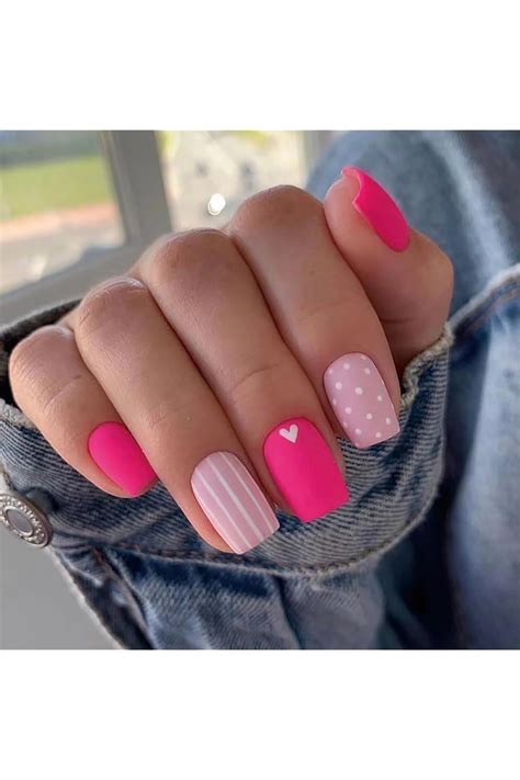 Pin By Dályte Rocha On Unhas Inspirações Pink White Nails Pink Nails