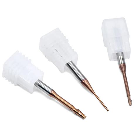 Hrc 60 ° 42 플루트 02 3mm 소형 엔드 밀 초경 텅스텐 강 Cnc 긴 목 전극 플랫 엔드 밀 밀링 절삭 공구