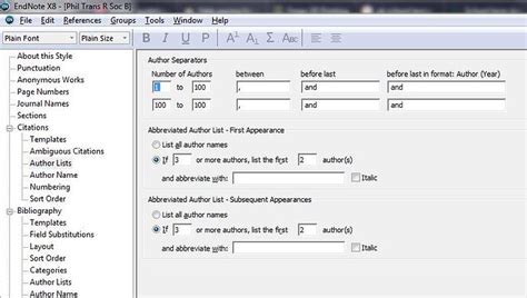 EN Putting Commas Between Authors In Author Year In Text Citations EndNote Styles Filters