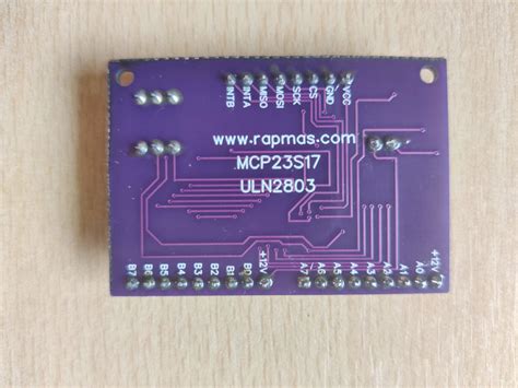 Mcp23s17 With 2 X Uln2803 Spi Serial Io Extension Board Expander