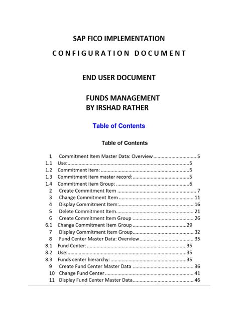 End User Document Funds Management Pdf Business Technology And Engineering