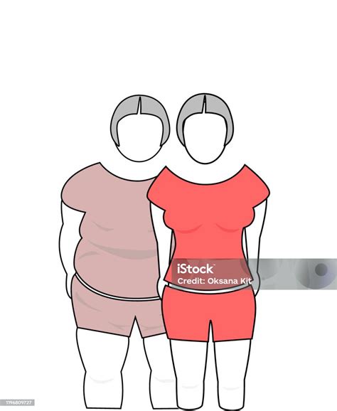 체중 감량 전후의 여성 체중 감소 벡터 일러스트레이션을 참조하십시오 가냘픈에 대한 스톡 벡터 아트 및 기타 이미지 가냘픈 건강관리와 의술 건강한 생활방식 Istock